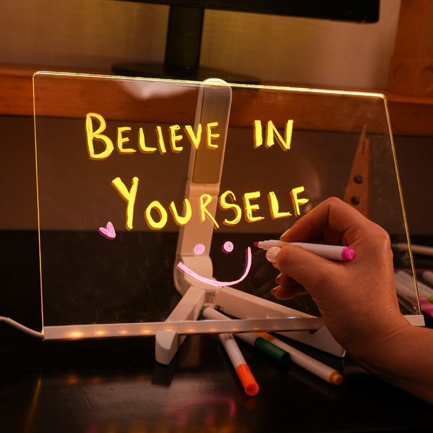 3D Acrylic LED Message Board | The Write Stuff