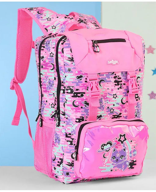 Smiggle - Away Foldover Backpack ( Pink ) – The Write Stuff