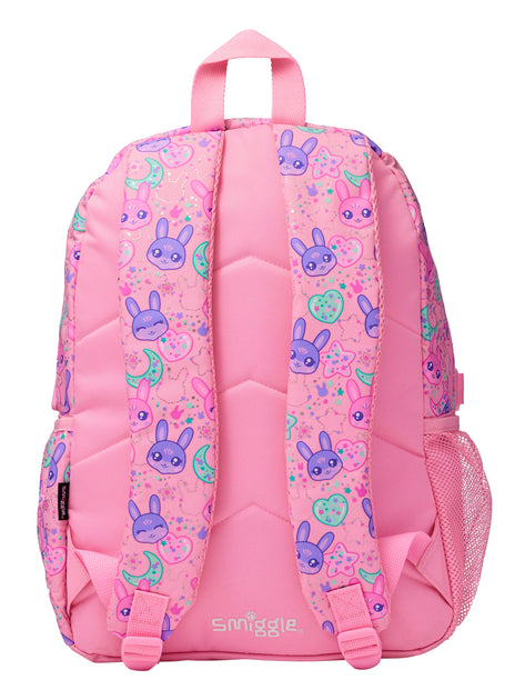 Smiggle- Hop Classic Attach Bunny Pink Backpack – The Write Stuff