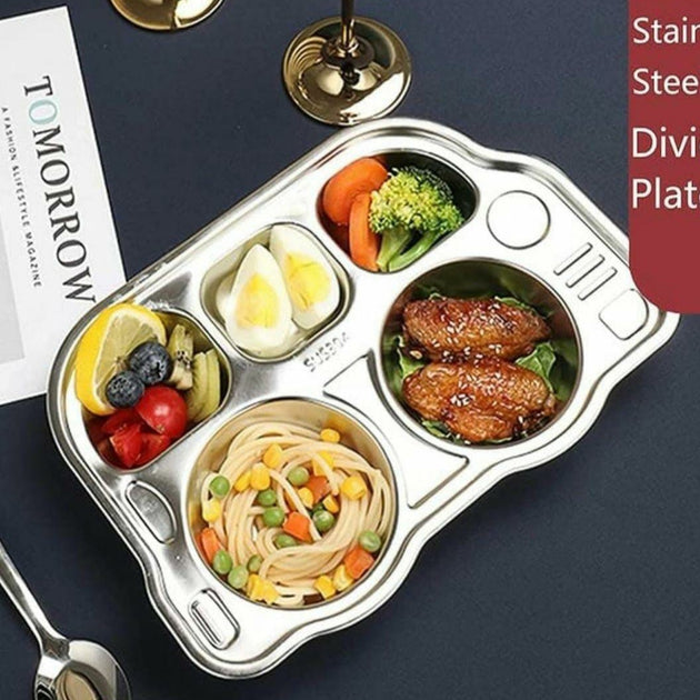 Stainless Steel - Bus Meal Plate | The Write Stuff