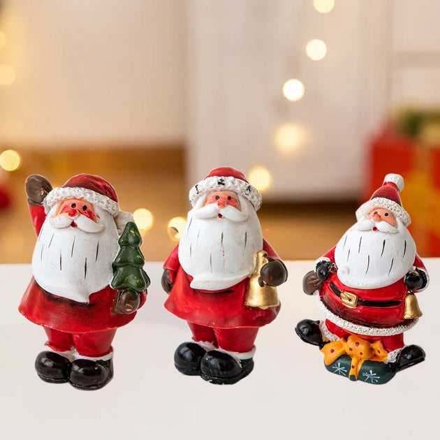 Christmas Mini Santa Figurines | The Write Stuff