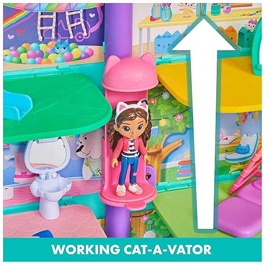 Gabby's Dollhouse 15 Pieces| Dollhouse Playset with Figures | The Write ...