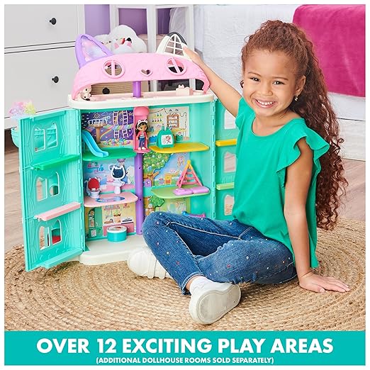 Gabby's Dollhouse 15 Pieces| Dollhouse Playset with Figures | The Write ...
