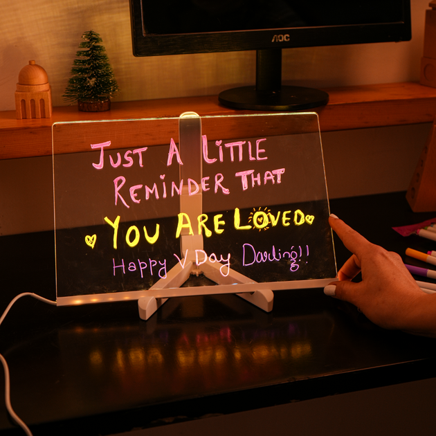 3D Acrylic LED Message Board | The Write Stuff