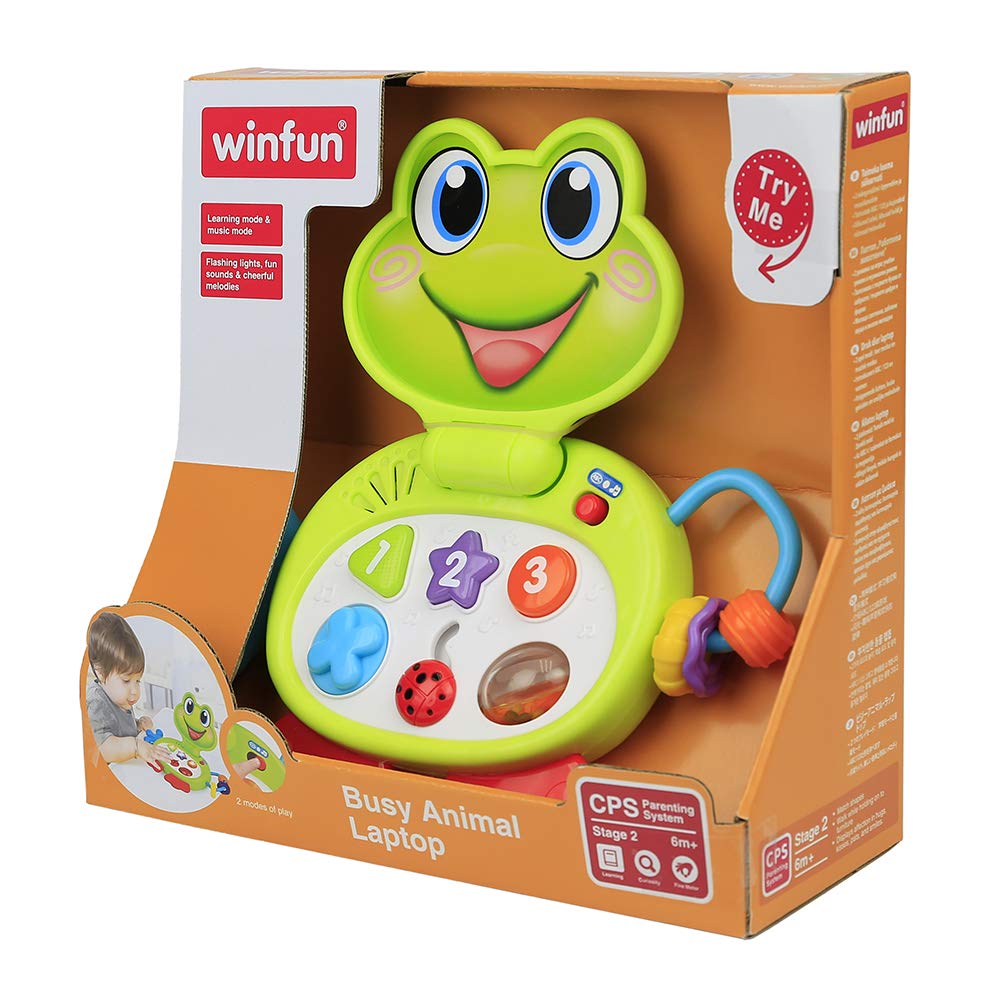 Winfun Busy Animal Laptop - Froggy – The Write Stuff