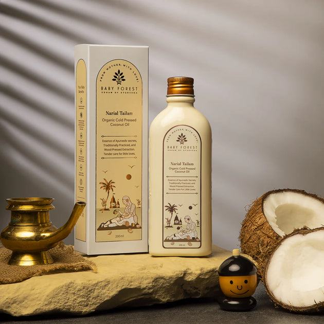 BABY FOREST Narial Tailam- Organic Cold Pressed Coconut Oil
