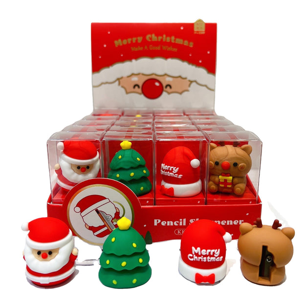 Christmas Theme Sharpener - Santa, Reindeer, Tree & Santa Hat | The ...
