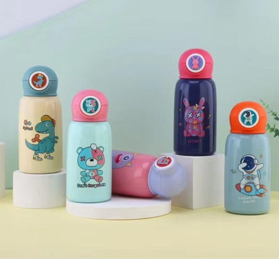 Lucky Star Stainless Steel 2 in 1 cap water Bottle - 500 ml
